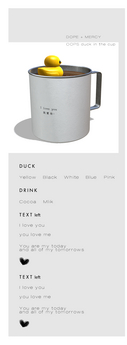 Second Life Marketplace - [Dope+Mercy] OOPS duck in the cup_White (ADD)